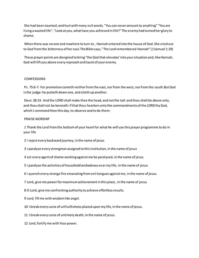 For divine elevation | DOCX | Christianity | Religion & Spirituality
