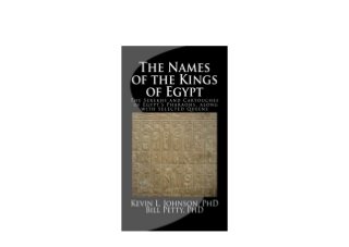 Descargalo ~ The Names of the Kings of Egypt The Serekhs and Cartouches ...