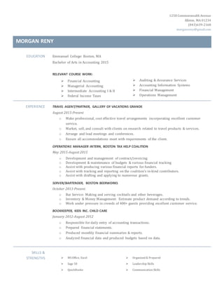 Resume, Reny | PDF