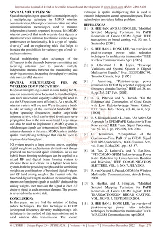Fading Techniques in Wireless Communication and their Appropriate ...