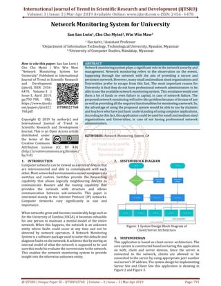 Network Monitoring System for University | PDF | Operating Systems ...
