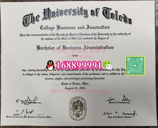 The University of Toledo degree offer diploma Transcript | PPT