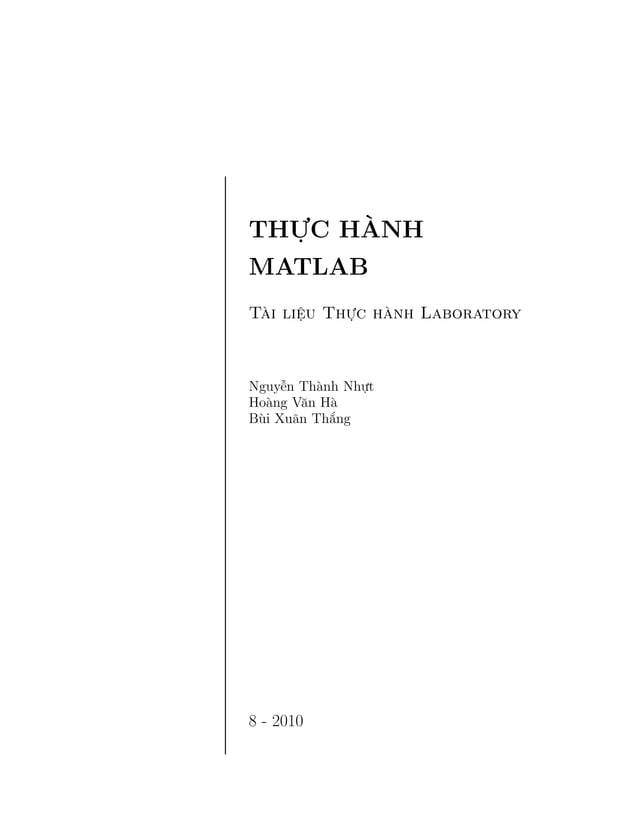175 thuc-hanh-matlab-[dh-khoa-hoc-tu-nhien-hcm] | PDF