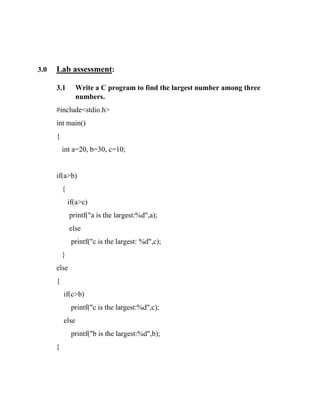 Programming C Part 03 | PDF