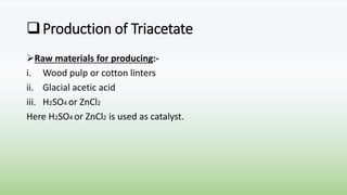 Acetate and Triacetate fiber | PDF