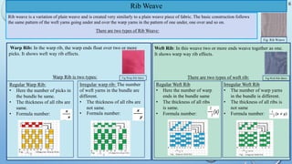 Presentation on Fabric structure & design & Plain weave | PPTX