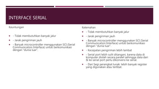 serial interface dan serial interface | PPTX
