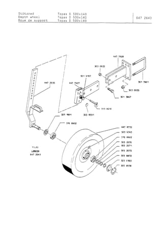 Lemken Topas 140 parts catalog | PDF