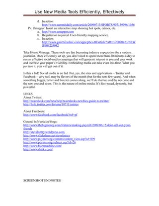 New Media Tools In The Newsroom A Beginners Guide 12 | PDF
