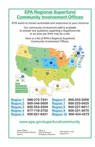 Vermont's 14 Superfund Clean up Sites | PDF