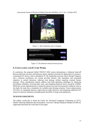 A HYBRID YOLOV5–SSD IOT-BASED ANIMAL DETECTION SYSTEM FOR DURIAN ...