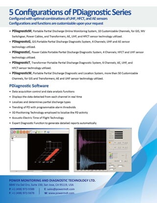 PMDT PDiagnostic Series Flyer 201504-EN-e | PDF