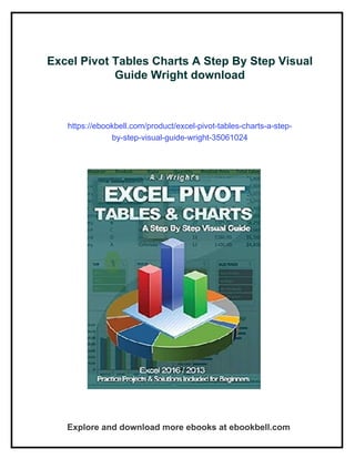 Excel Pivot Tables Charts A Step By Step Visual Guide Wright | PDF