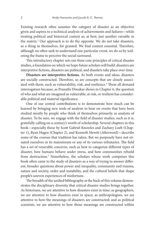 Critical Disaster Studies Jacob Ac Remes Editor Andy Horowitz Editor | PDF