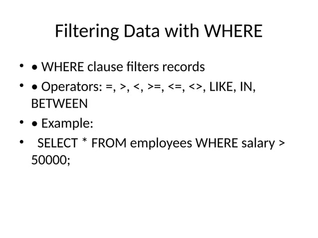 175658630409872728 Sql Presentation Pptx