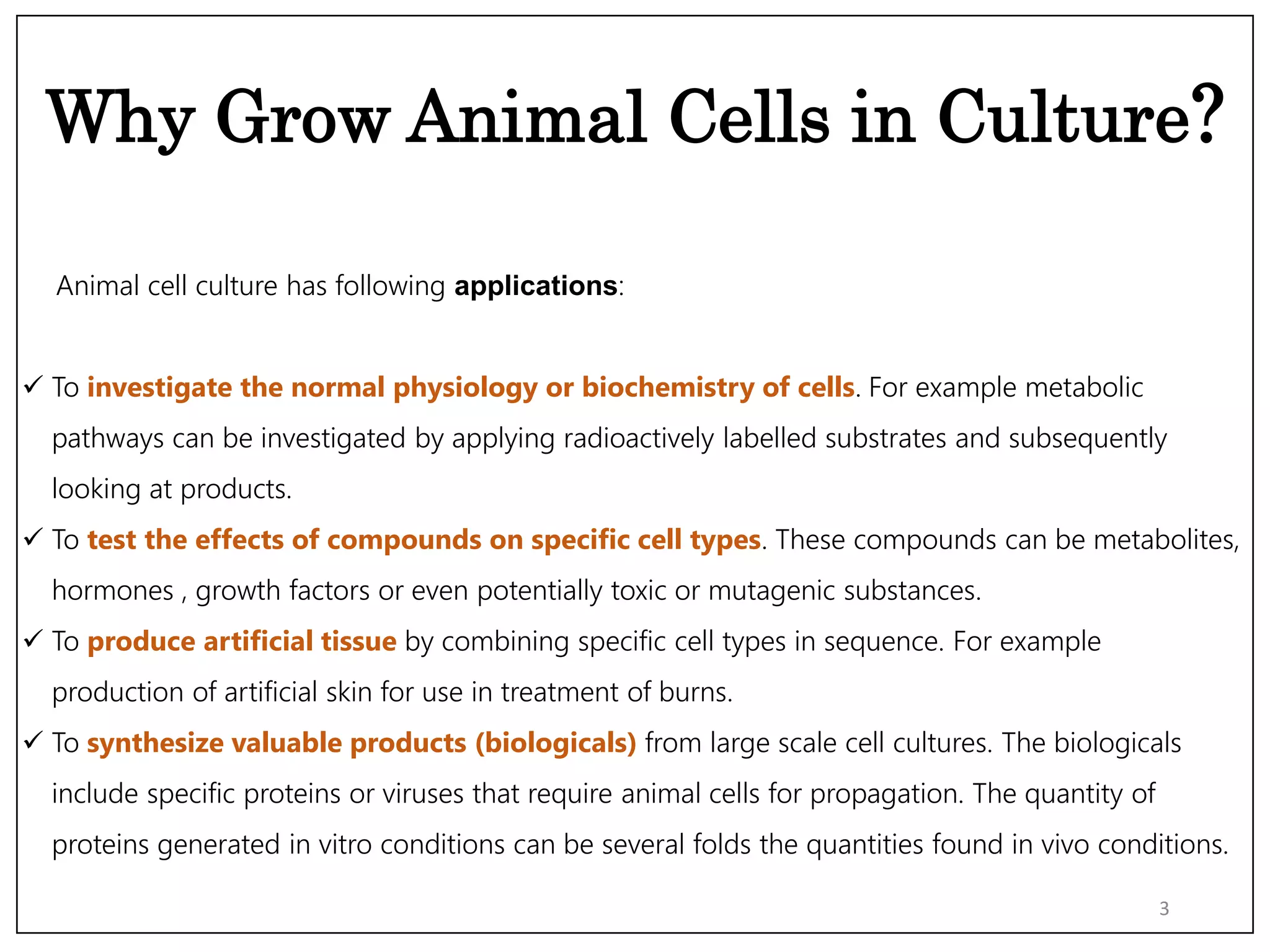 Animal cell culture | PPTX