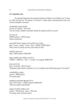 La única lengua chichimeca que pervive: notas sobre el chichimeco jonaz ...
