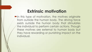 motivation and its type. .ppt