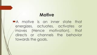 motivation and its type. .ppt