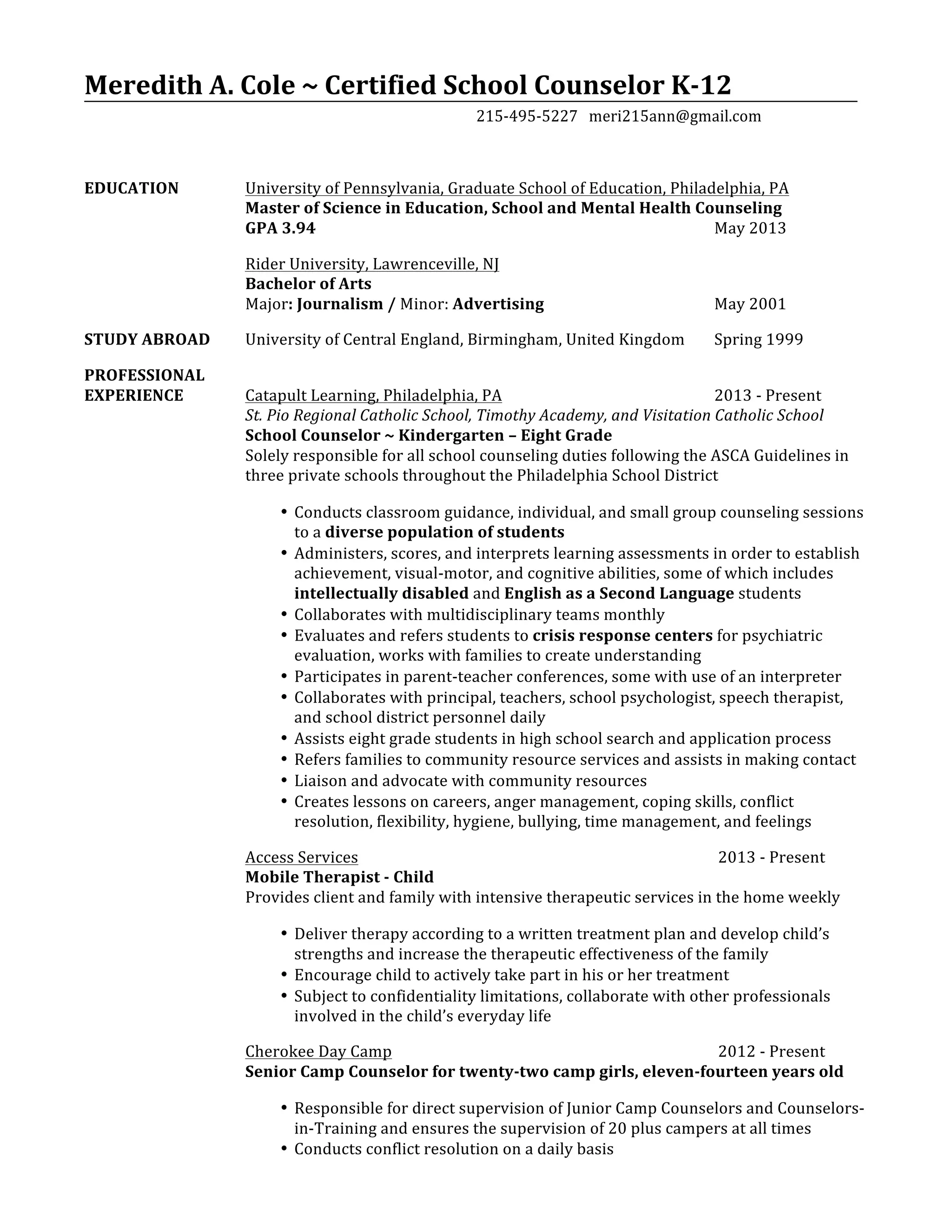 MeredithCole_LinkedIn_2016 | PDF