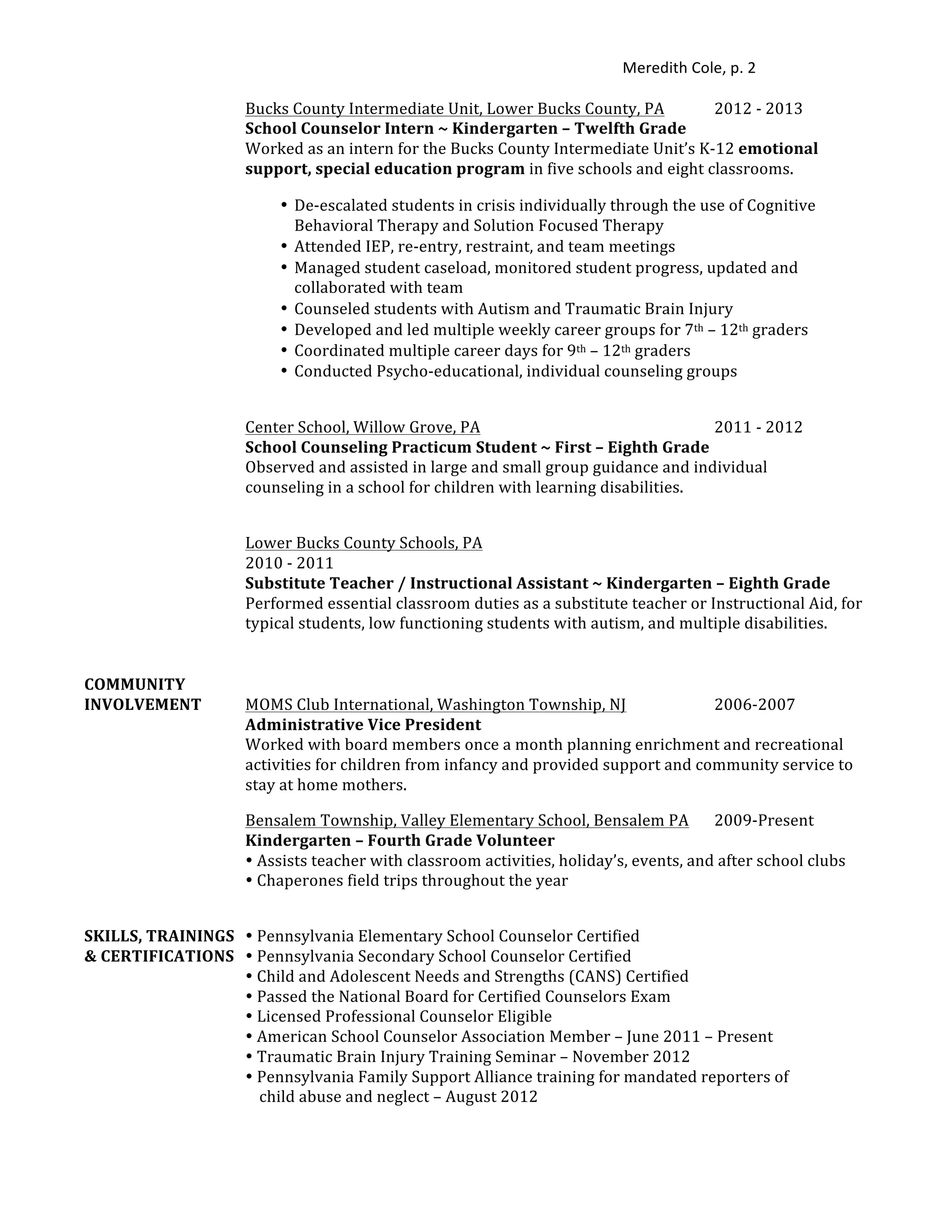 MeredithCole_LinkedIn_2016 | PDF