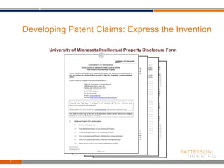 Developing Good Patent Claims: A Fellow's Guide to Successful ...