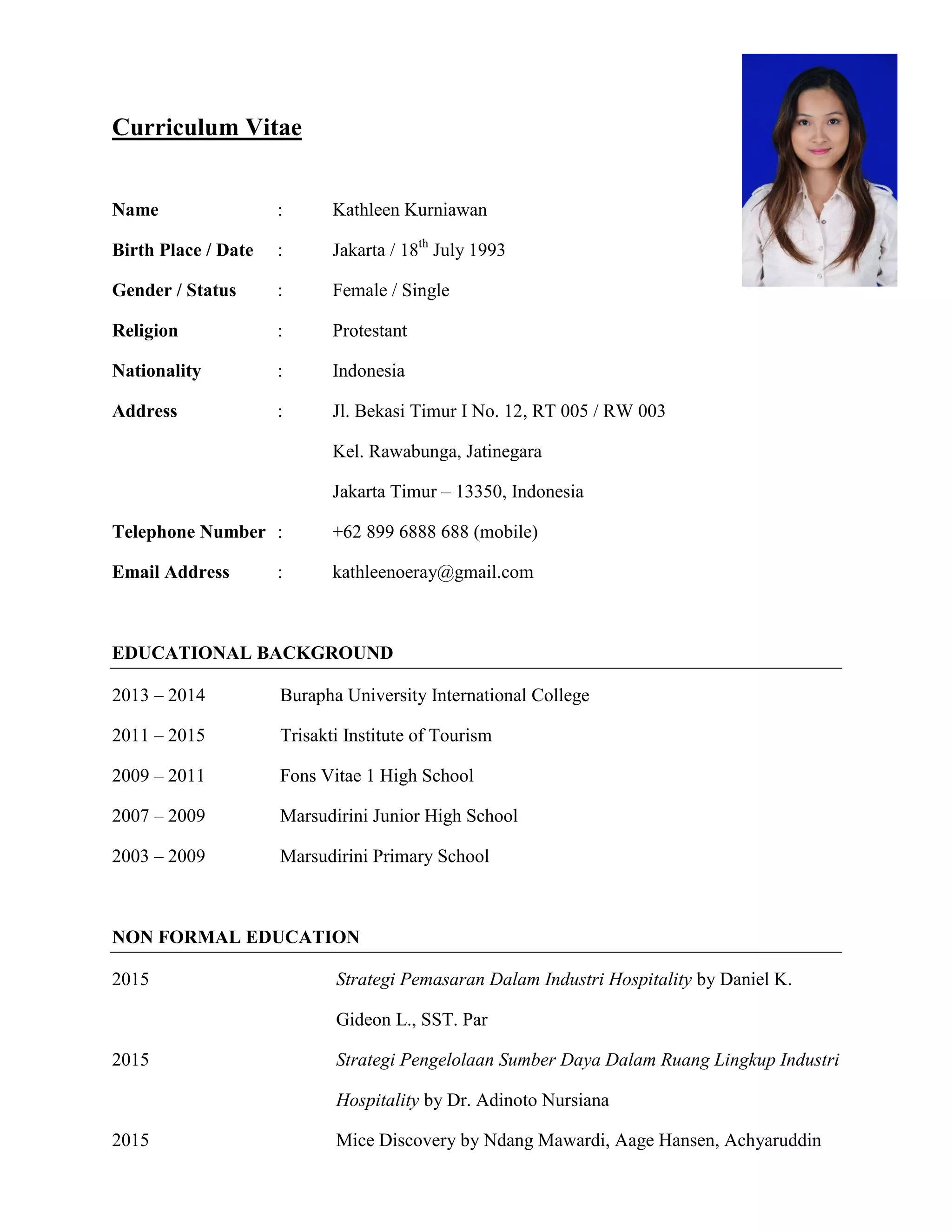 Curriculum Vitae | PDF