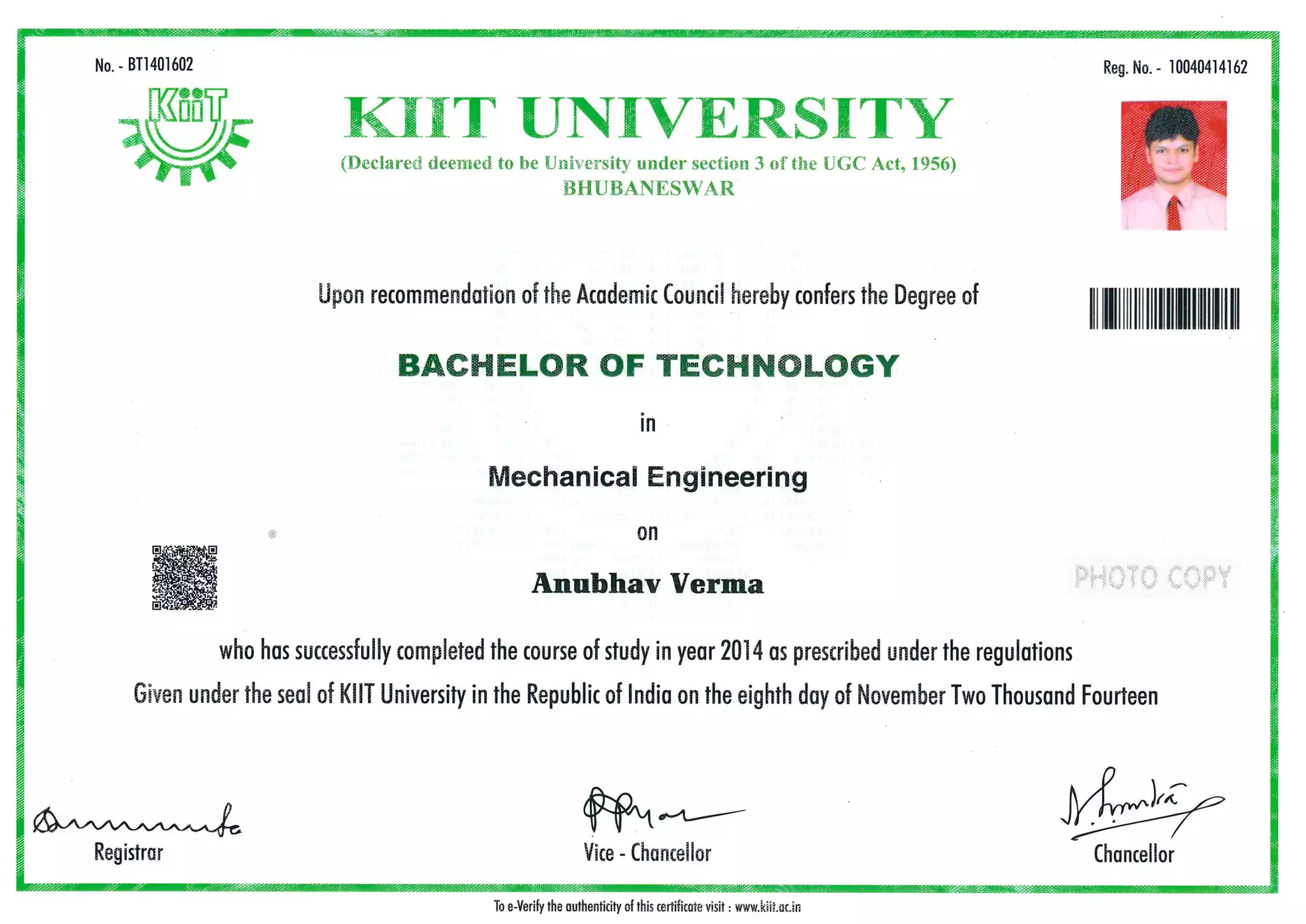 B.Tech Degree | PPT