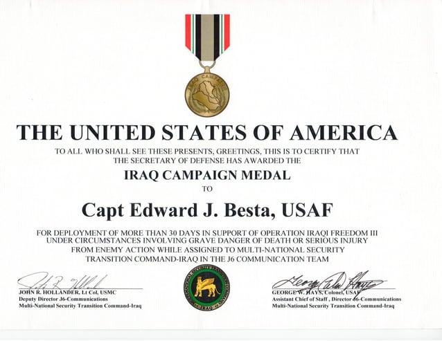 Iraq Campaign Medal OIF 2005 | PPT