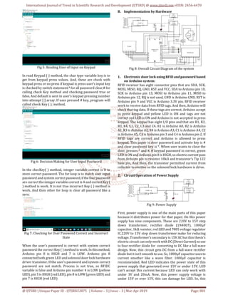 Electronic Door Lock using RFID and Password Based on Arduino | PDF