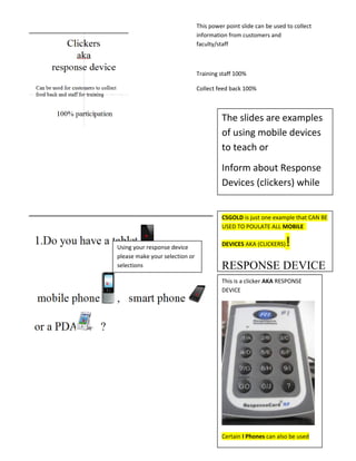 clicker example | PDF