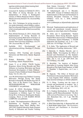 Improving Early Childrens Learning Motivation through Fun Boarding in ...