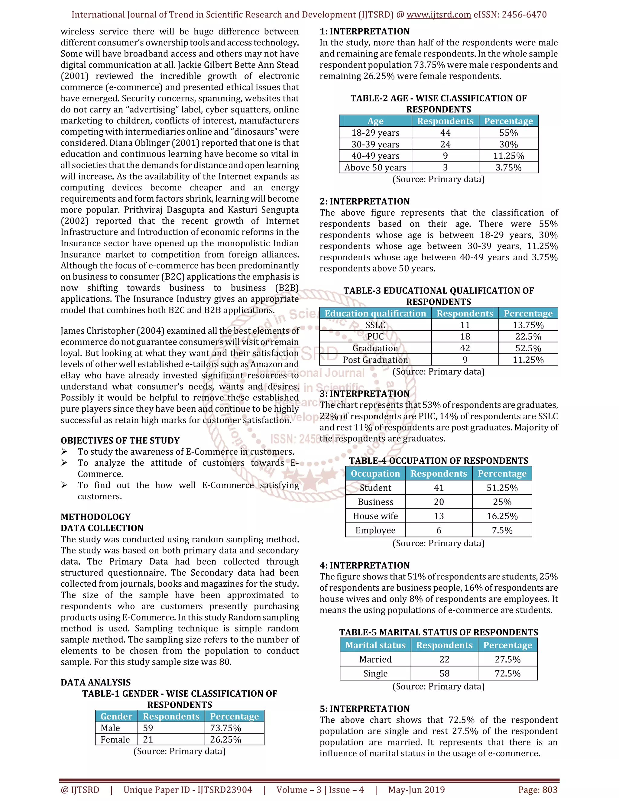 The Role of E Commerce in Improving Customer Satisfaction | PDF