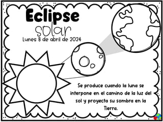 Actividades eclipse solar 2024 Educacion | PDF