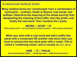 Medical terminology science in details.. | PPT