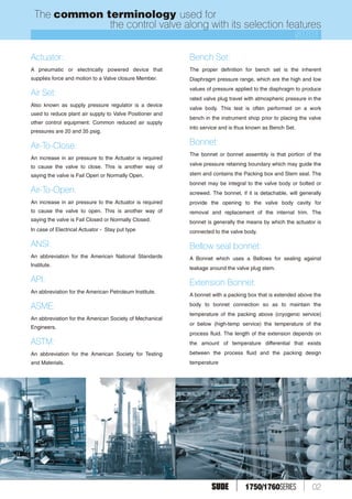 1760 1750 control valves | PDF