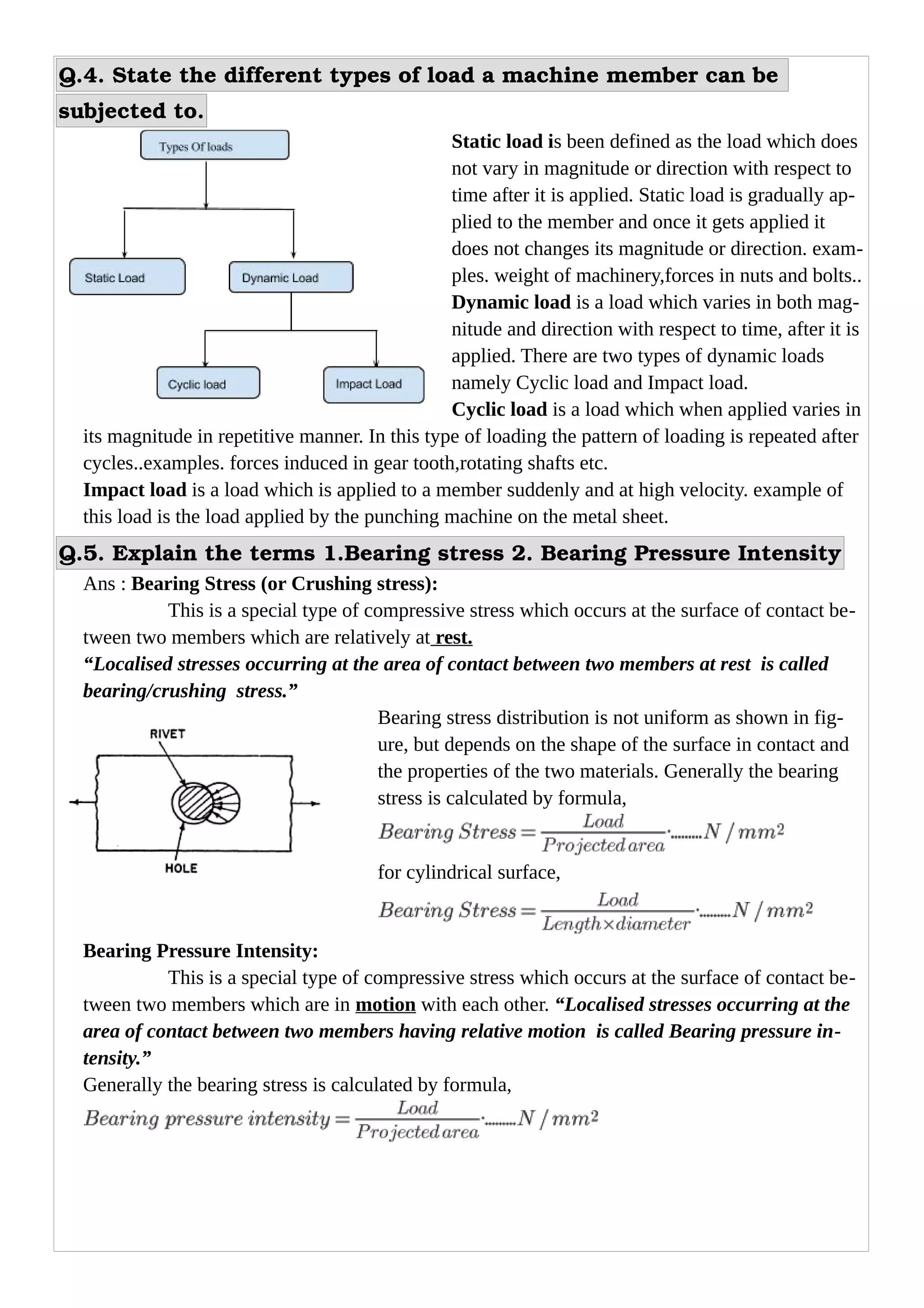 Design of machine elements notes by Bhavesh Mhaskar | PDF