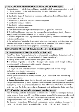 Design of machine elements notes by Bhavesh Mhaskar | PDF