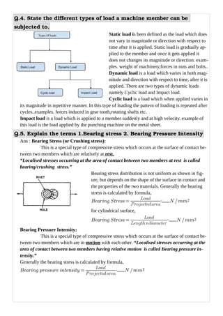Design of machine elements notes by Bhavesh Mhaskar | PDF