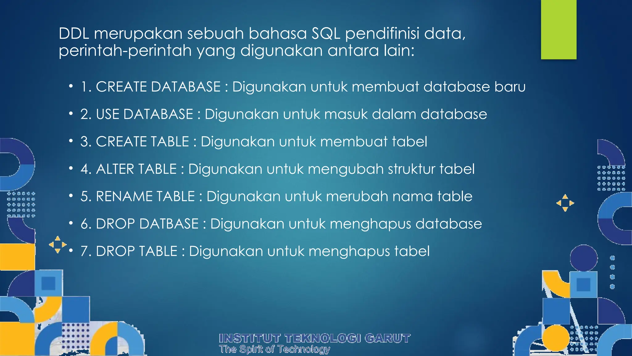 1761028923BASISDATA - Pertemuan 5 DDL.pptx