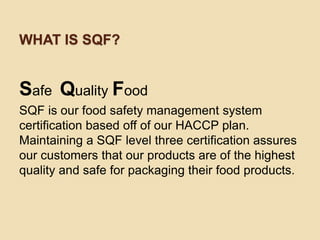 Food Safety for Food Packaging Production | PPTX