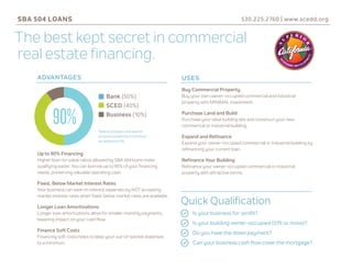 SCED SBA504 Borrower Flyer | PPT