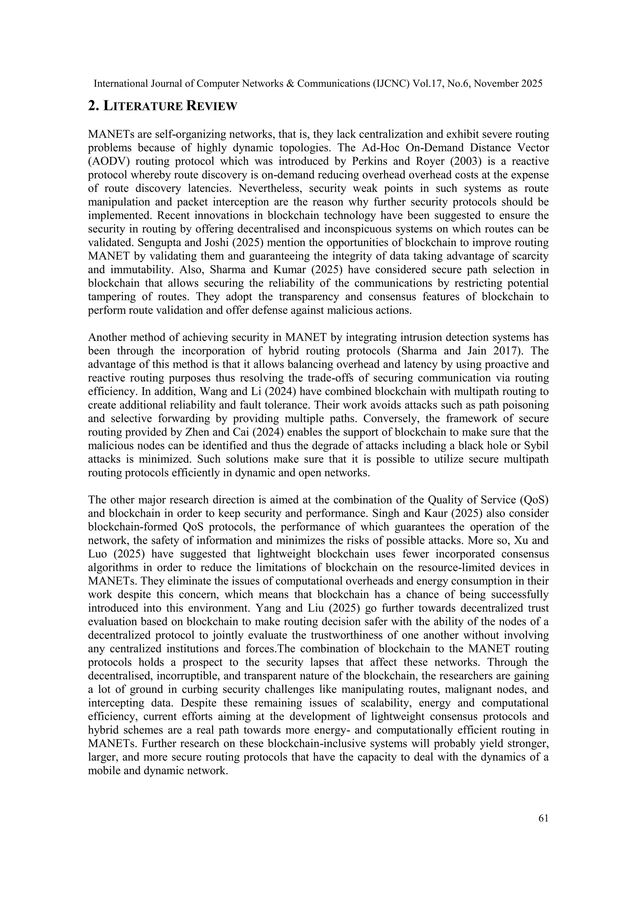 Enhancing Manet Security Through Blockchain-Driven Multipath Route ...