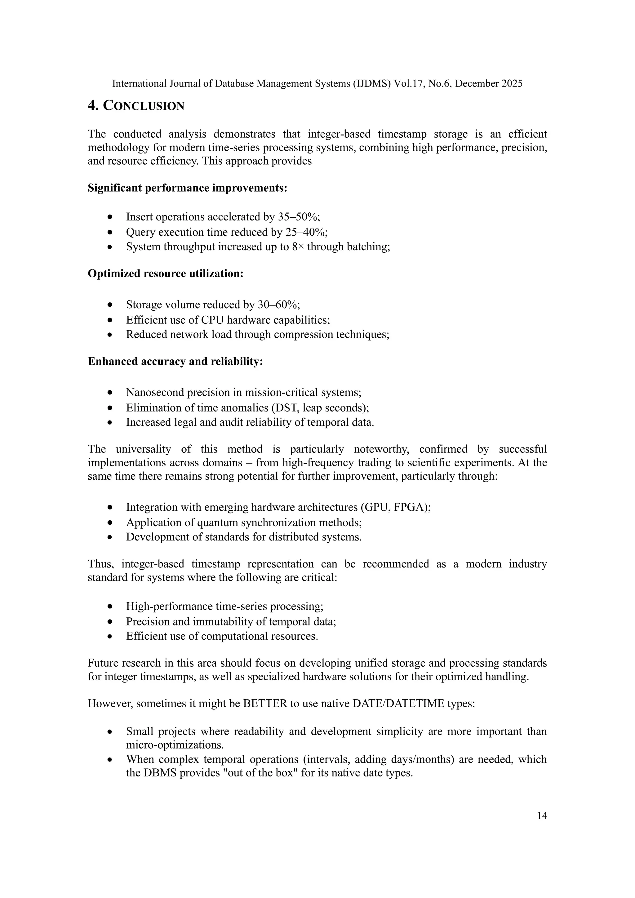 Architectural Patterns and Performance Analysis of Integer Surrogate Keys for Time-Series Data ...