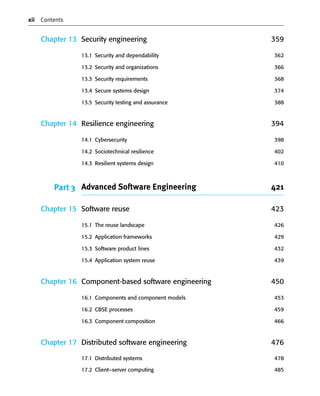 Software Engineering 10th Edition by Ian Sommerville (eBook PDF) | PDF