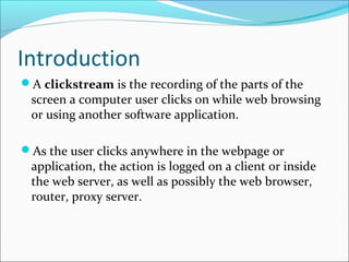 clickstream analysis | PPT