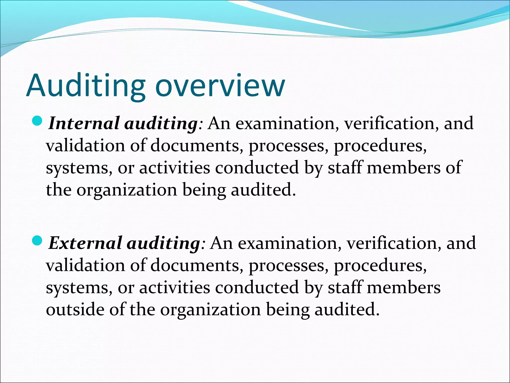 Database auditing models | PPT