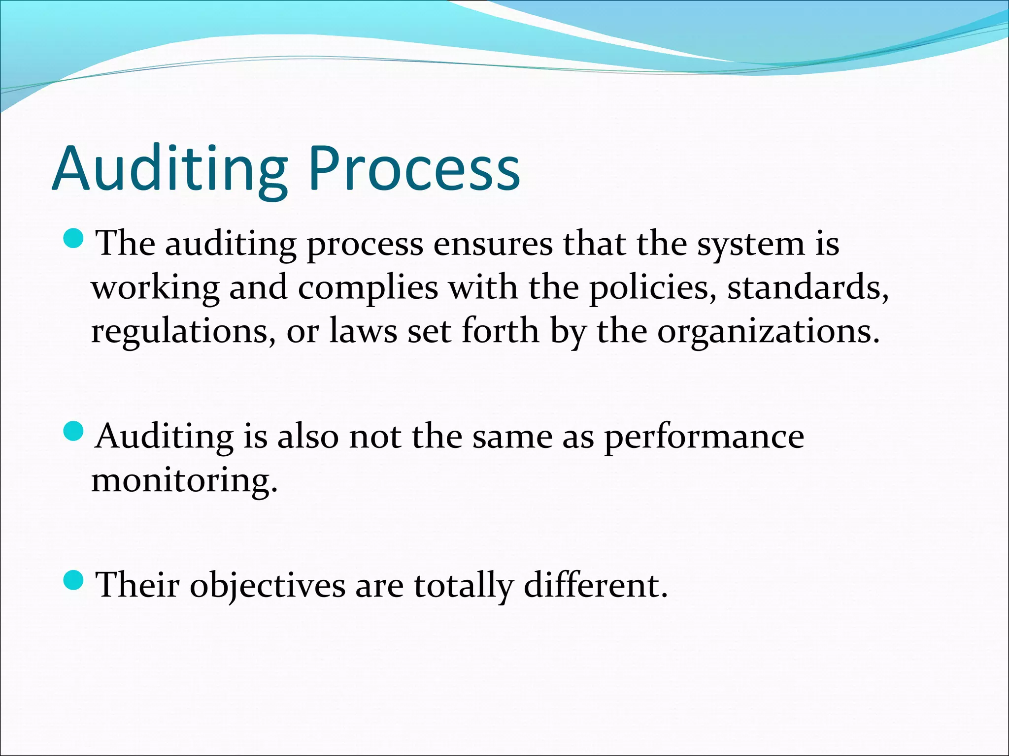 Database auditing models | PPT