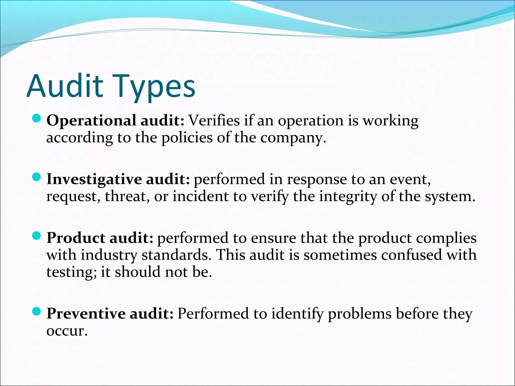 Database auditing models | PPT