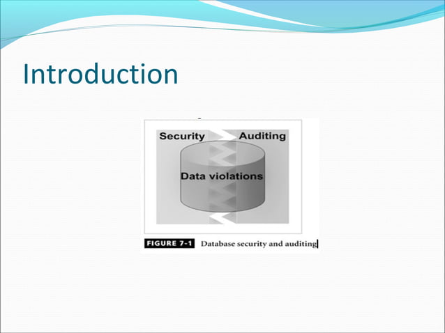 Database auditing models | PPT
